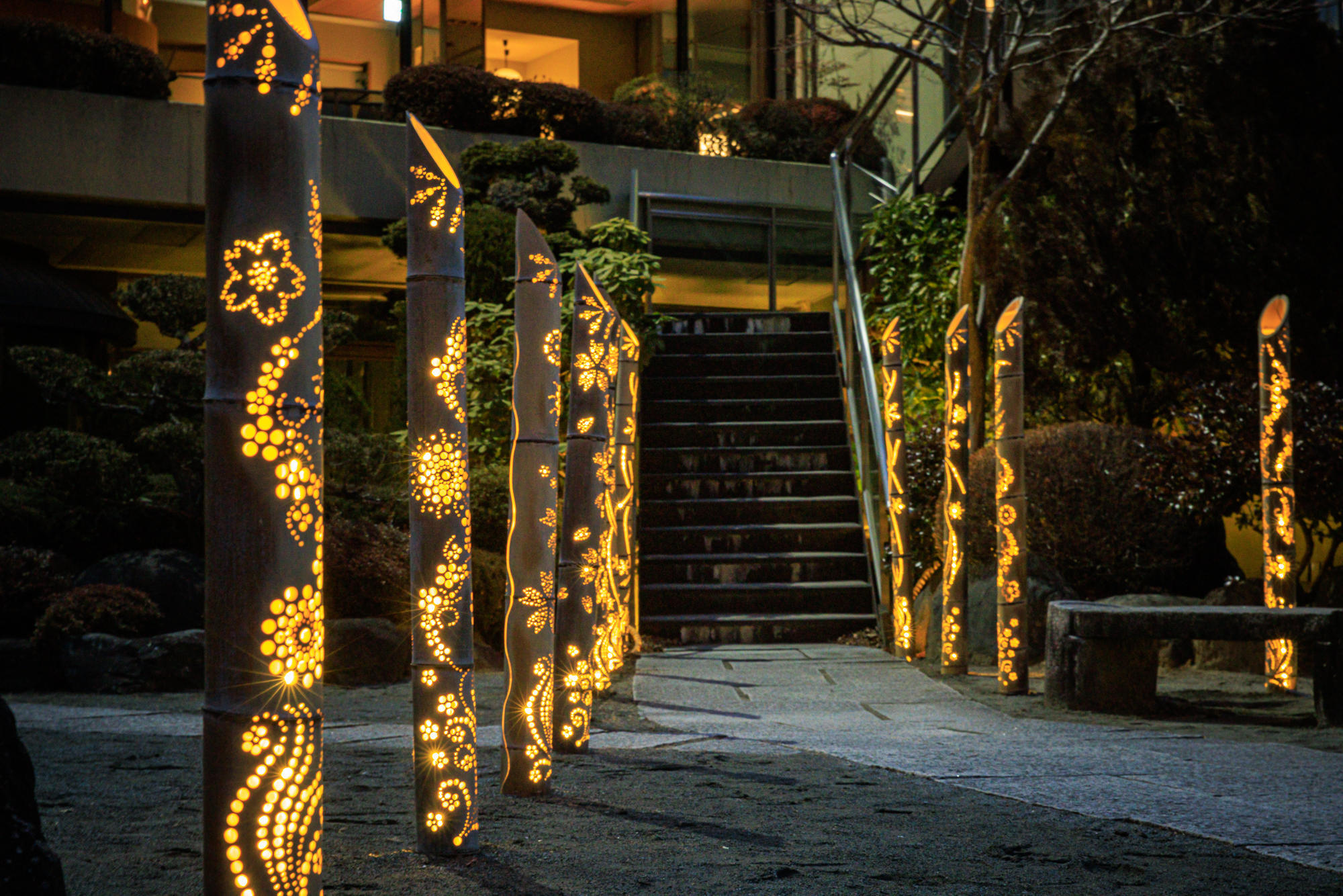 The bamboo lantern event is starting soon.｜Welcome to FUJISAN（staffblog ...